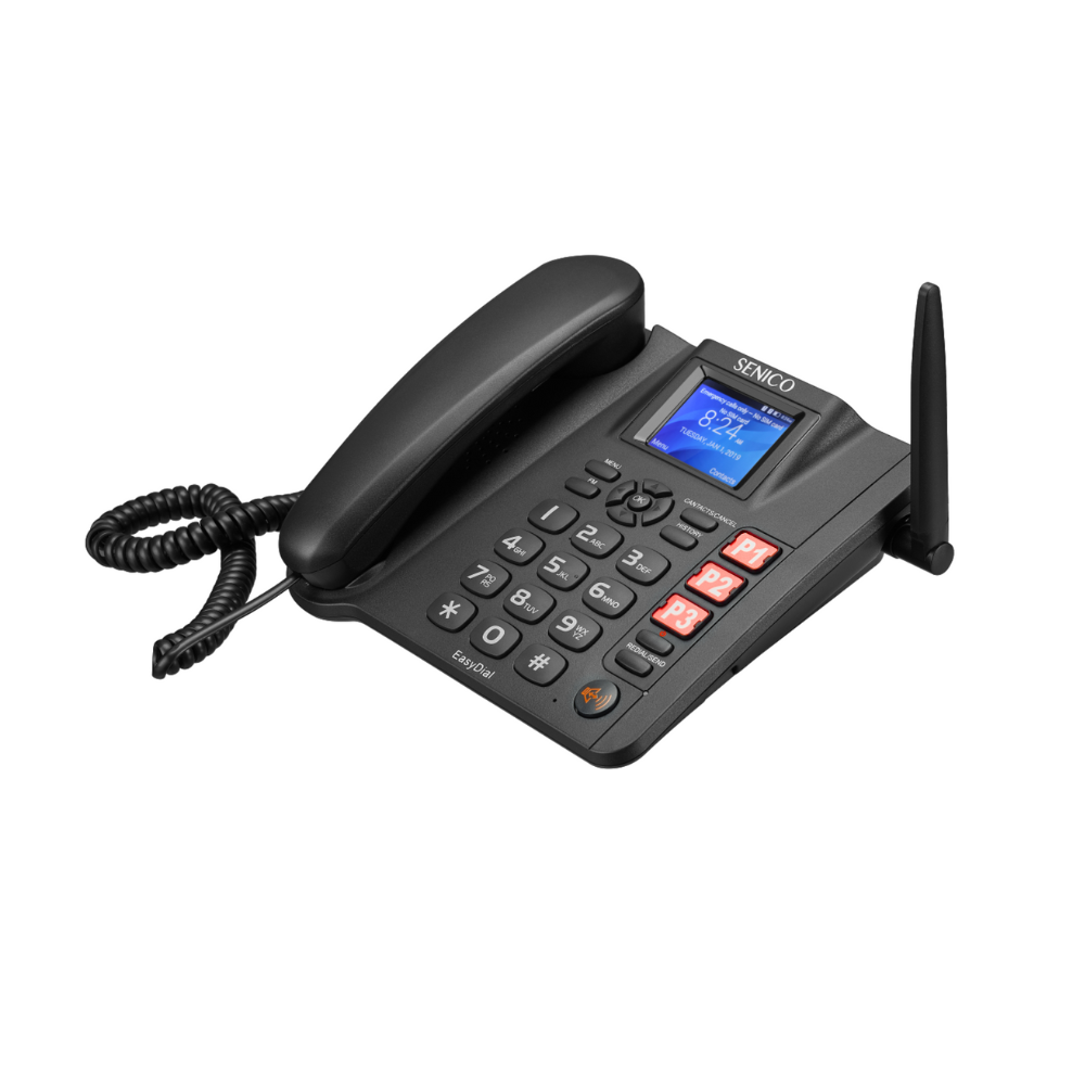4G Desk Phone for Home / Office / for Elderly - EasyDial 4G Home Phone ...